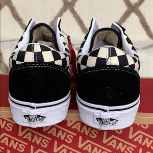 Vans | Shoes | Vans Old Skool Primary Check Blackwhite Mens | Poshmark